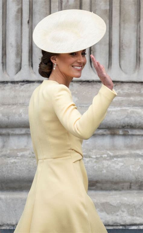 Kate Middleton Wears Bespoke Primrose Yellow Emilia Wickstead Dress To