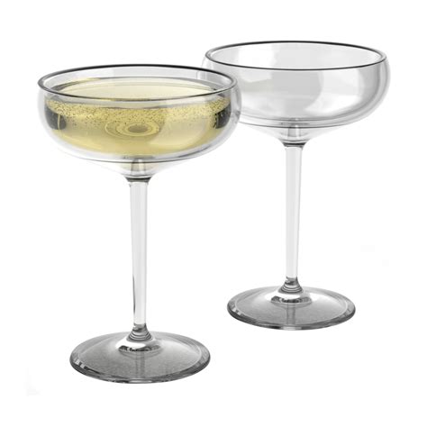 Gatsby Champagne Coupe Glasses Set Of 2
