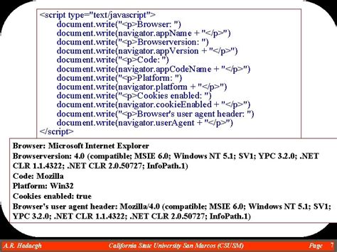 Java Script Objects A R Hadaegh Dr Ahmad