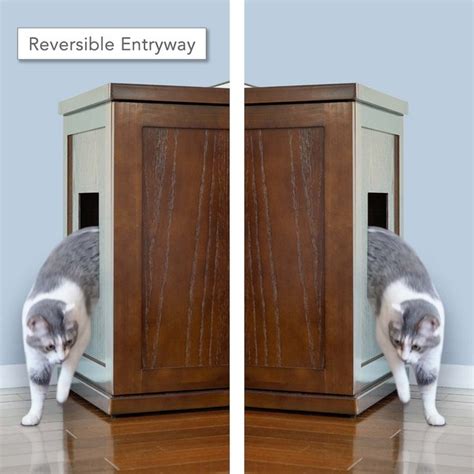 Out Of Stock The Refined Feline Refined Deluxe Cat Litter Box Mahogany X Large