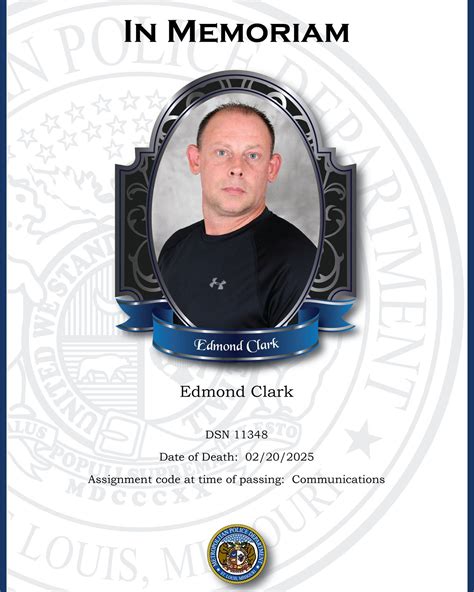 St St Louis Metropolitan Police Department Official