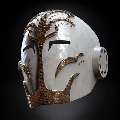 🕍 Jedi Temple Mask Ancient Star Wars Inspired Cosplay 3d Print Stl