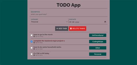 GitHub Amanpatel TodoApp CN CodingNinjas Backend Major Project