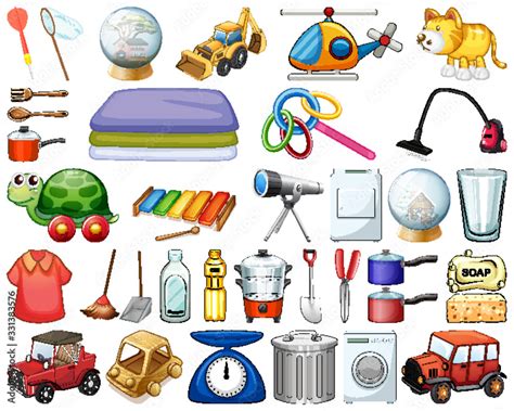 Household Items Clipart