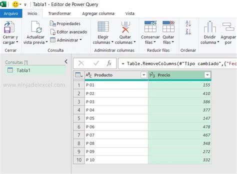 cómo concatenar columnas en power query ninja del excel