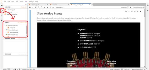 Jupyter Lab Red Pitaya Documentation