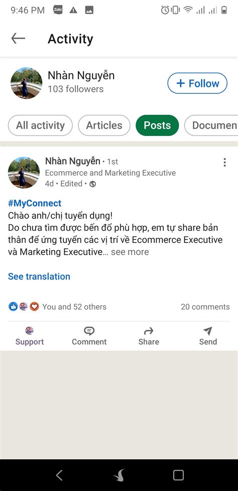 opentowork myconnect khắc mạnh