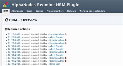Leave Management And Attendance Tracking With Redmine Alphanodes