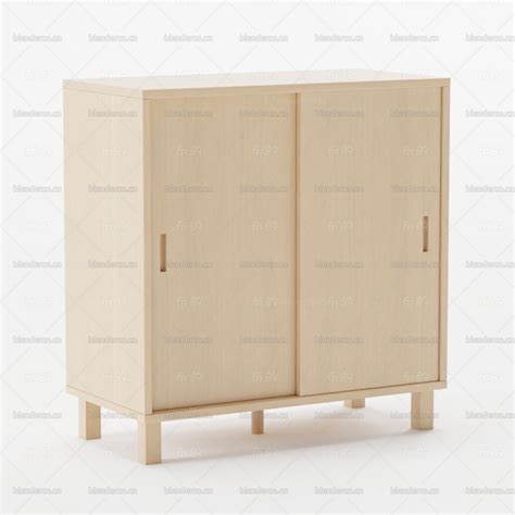 Blender柜子模型 Blender布的80 Blender布的