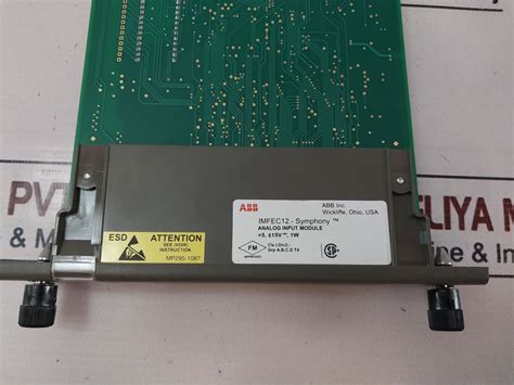 Abb Imfec12 Analog Input Module Rev D Aeliya Marine