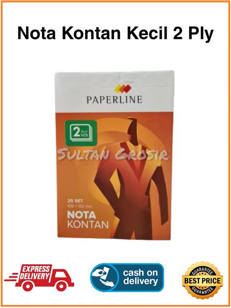 Nota Kontan 2 Ply Paperline Buku Nota Kontan Kecil 2 Ply Buku Bon