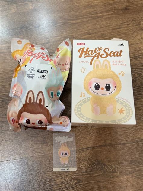 Labubu V2 Have A Seat Baba Sealed Toys And Collectibles Lainnya Di