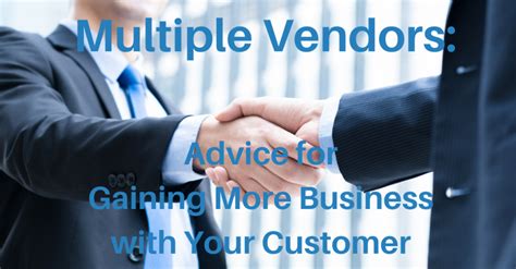 Sales Qanda My Customer Uses Multiple Vendors