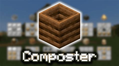 Composter Minecraft The Easiest Way To Make And Use A Composter In