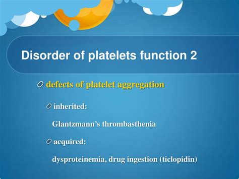 Ppt Platelet Disorders Powerpoint Presentation Free Download Id