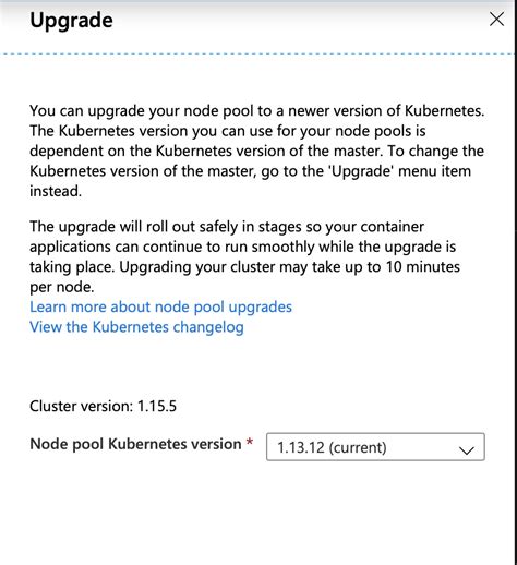 Azure Aks Whats The Cons Of Having Different Versions Of Aks Cluster