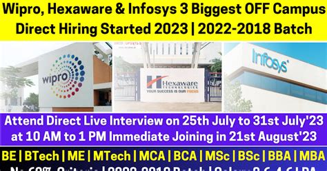 Wipro Off Campus Direct Hiring For Batch As Project Engineer Trainee Role B Tech B