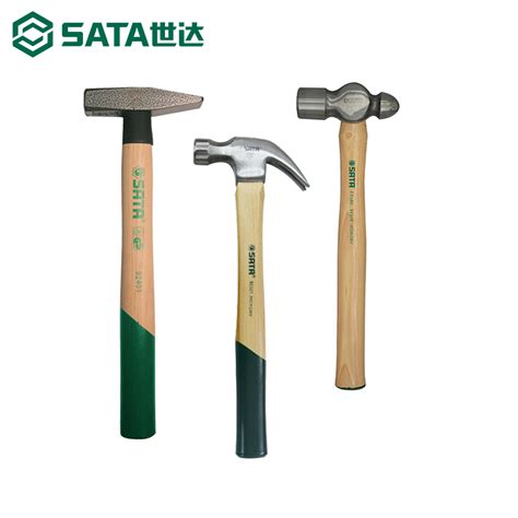 世达木柄锤子羊角锤圆头锤钳工锤家用奶头锤子工具硬木手柄榔头 虎窝淘