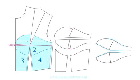 How To Draft Fitted Bodice Patterns For Strapless Garments