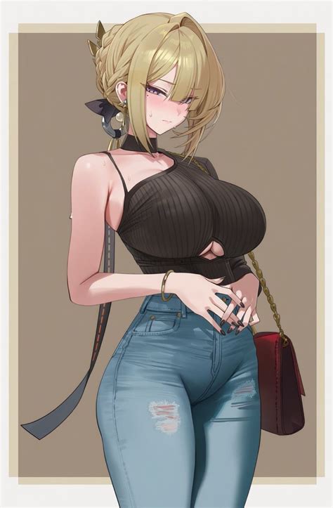イヴリン💛 Zzzero ゼンゼロ Blond Female Character Art Blond Woman Character