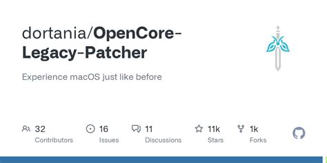Actions Dortania OpenCore Legacy Patcher GitHub