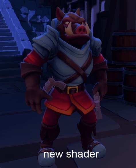 Trying A New Shader For The Characters Were Going For A More Stylized