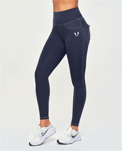 Contrast Stitch Squat Proof High Waisted Leggings Firm Abs