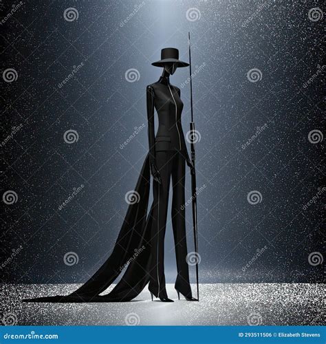 Willowy Warrior Woman With Weapon Stock Illustration Illustration Of