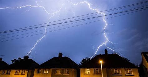 Storm Alert As Maps Show 11 Regions At Risk Of Huge Lightning Strikes