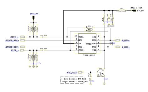TS A For Audio MIC Switch And Negative Voltage Tolerance Switches Multiplexers Forum