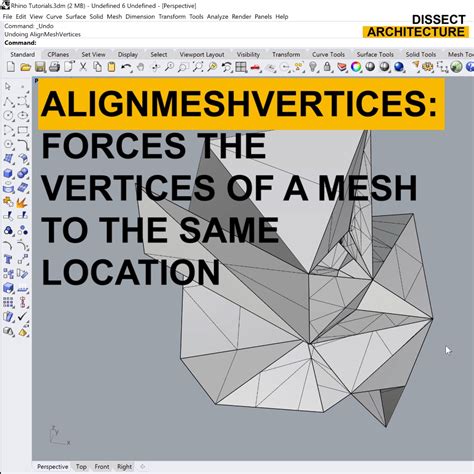 Rhino Commands Index Dissect Architecture