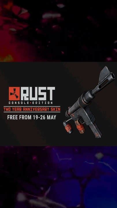 Rust Console Free Custom Smg Skin Youtube