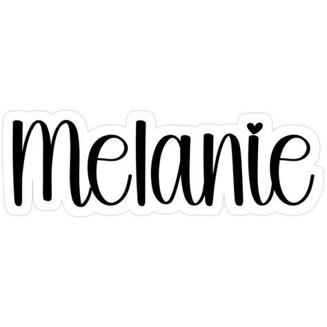 Melanie Sticker Magic Names Christmas Cards Handmade Diy Vinyl