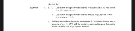 solved 4 a i use matrix multiplication to find the