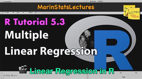 Multiple Linear Regression In R R Tutorial 53 Marinstatslectures