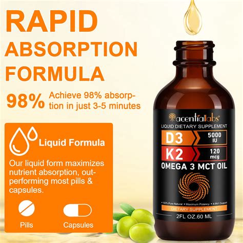 Liquid Vitamin D3 K2vitamin D Dropsvitamin D3 K2liquid Vitamin D