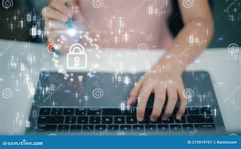 Cyber Security Data Protection Business Technology Privacy Concept Stock Image Image Of Icon