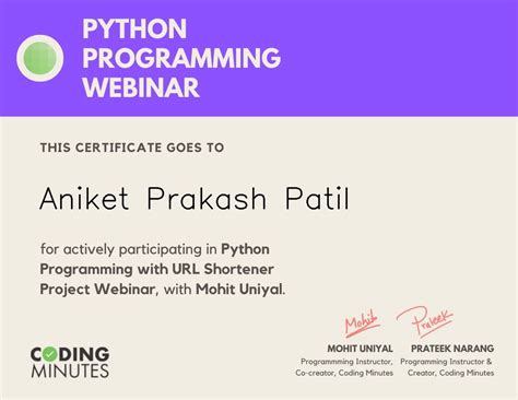 Aniket Patil on LinkedIn: #python #webinar #project #code #learning