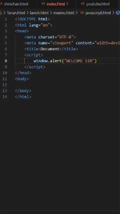 Alert Page In Javascript Css Html Coding Trending Trendingshorts Viral Shorts Youtube