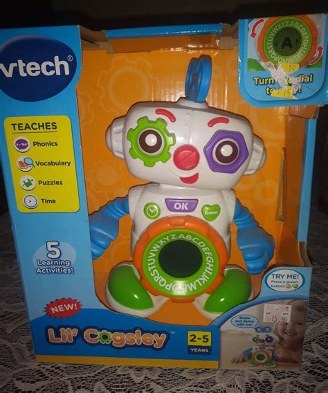 Vtech Lil Cogsley Learning Robot Electronic Learning Toys New 1899201163