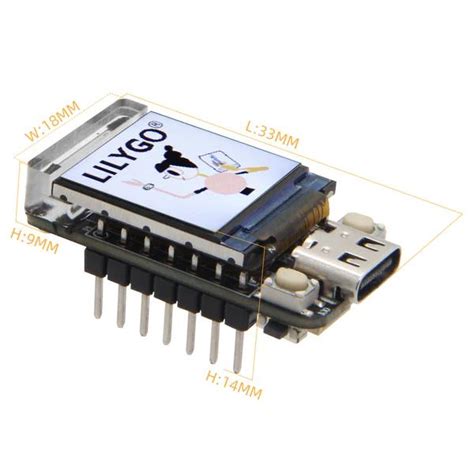 LilyGO T QT Pro ESP32 S3 8MB Flash Met 0 85 Inch IPS Display Gesoldeerde Headers