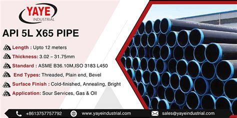 API 5L X65 Pipe API 5L X65 PSL2 PSL1 Seamless Pipe Supplier
