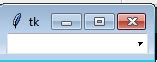 Python Tkinter Widget Create A Combobox With Three Options Using Tkinter Module