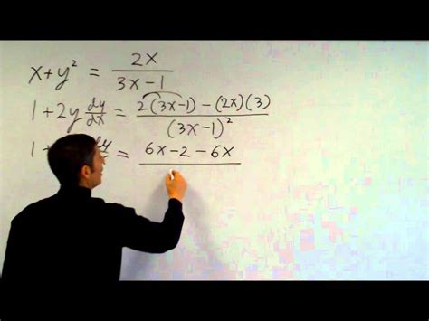 Implicit Differentiation 2 Youtube