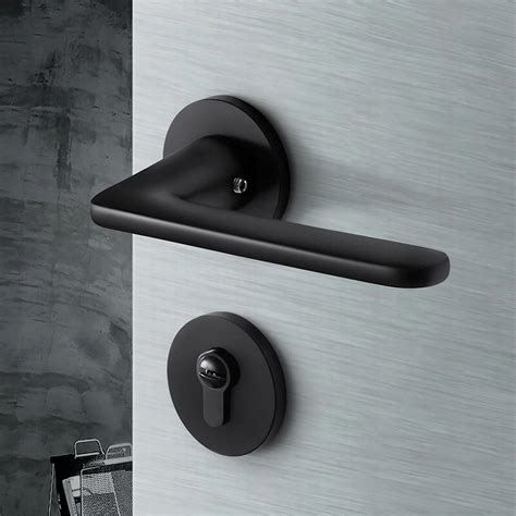 Matte Black Door Lever Handles With Keys Kaho Hardware