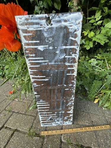 John Weiss And Son Snellen Test Opticians Eye Chart Enamel Sign C1890s