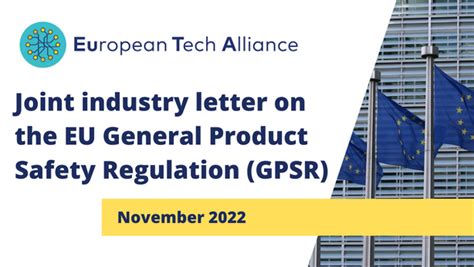 Euta Signs Joint Industry Letter On The Eu General Product Safety Regulation Gpsr European