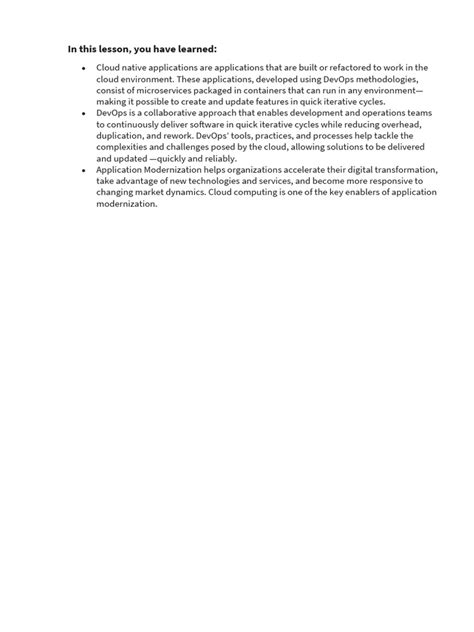 Cloud Native Applications Devops And Application Modernization Pdf