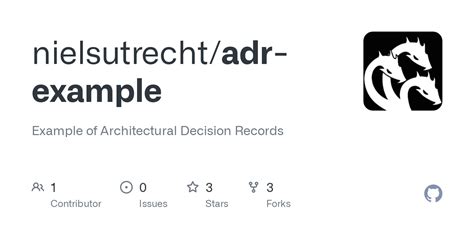 Github Nielsutrechtadr Example Example Of Architectural Decision