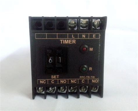 2 Relay Analog Timer Push Wheel Setting 230v Ac Model Name Number Ppc Atmr Pw At 700